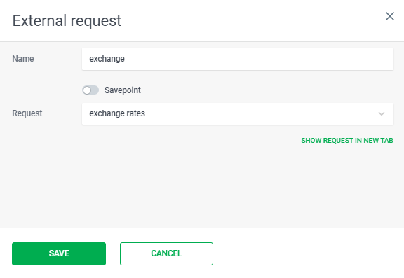 Requests to external systems | External Request slot - GMS for Developers