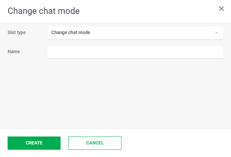 Translation of the dialog to the operator | Change Chat Mode Slot - GMS ...